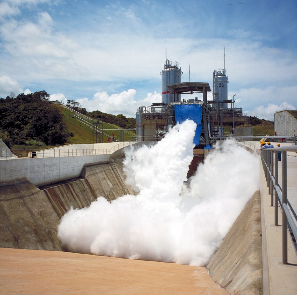 LE-7(A) Static Test Stand - Minamitane