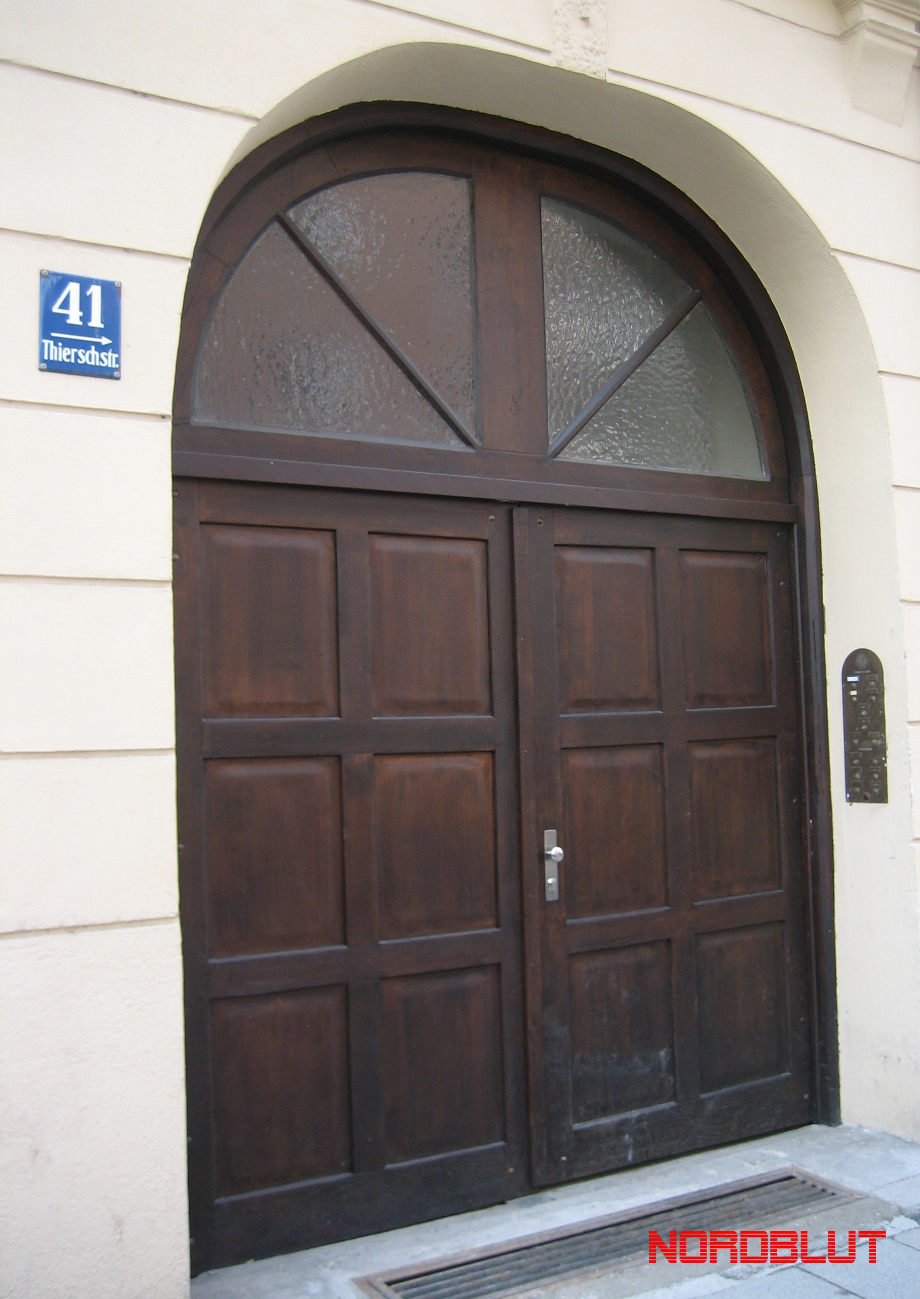 In this house lived Adolf Hitler - Munich