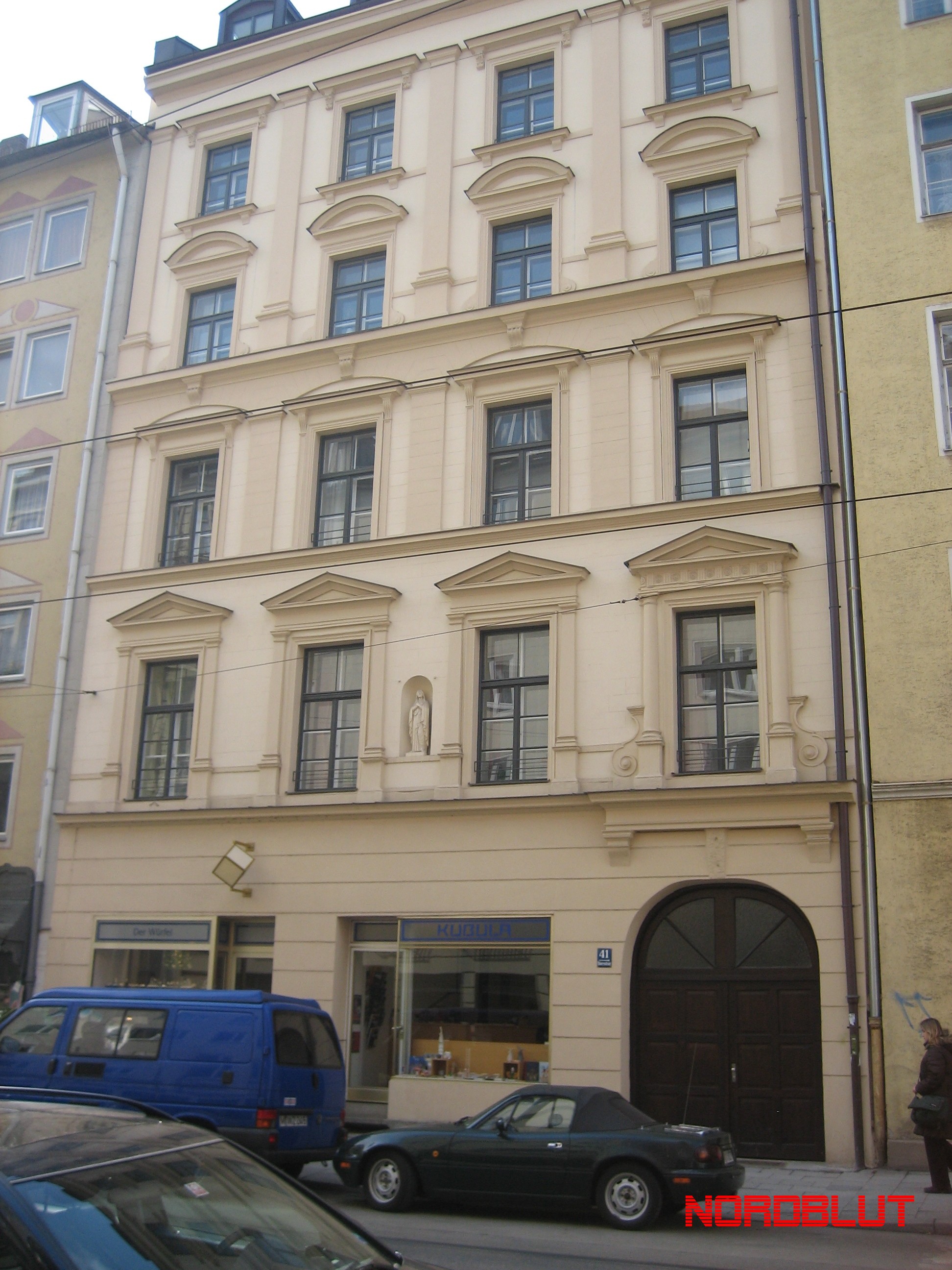 In this house lived Adolf Hitler - Munich