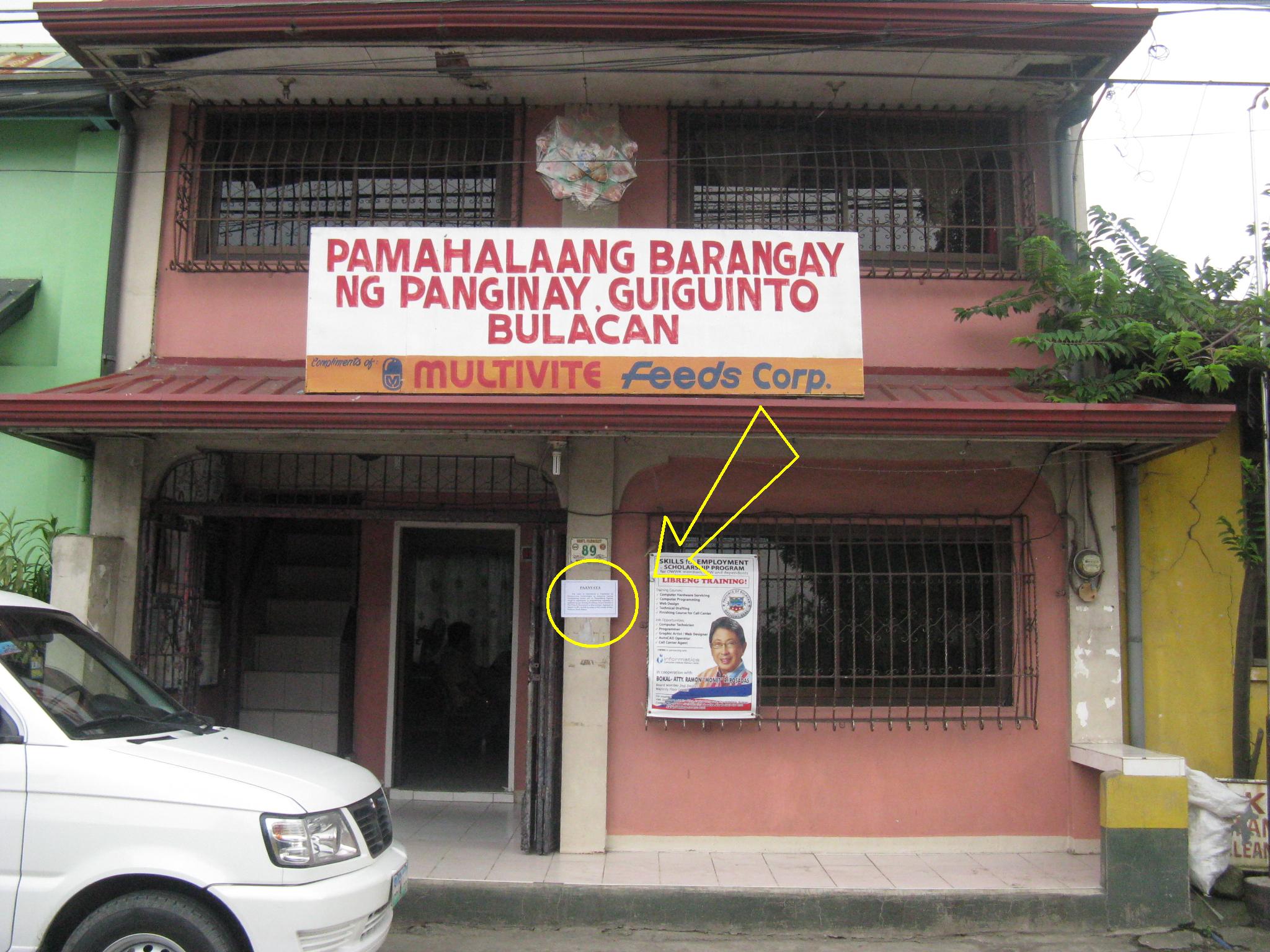 Panginay brgy. Hall - Guiguinto