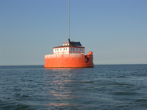 Cleveland Waterworks Intake Crib light