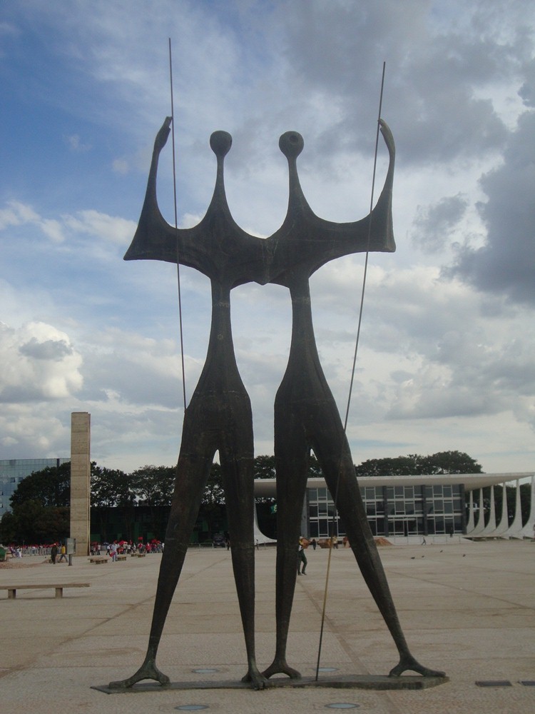 Os Guerreiros (Os Candangos) - Plano Piloto | monumento, escultura