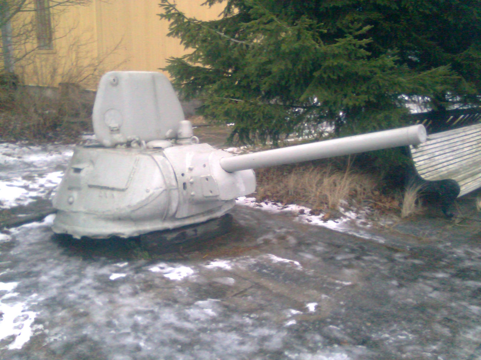 T-34 tank turret of armored boats