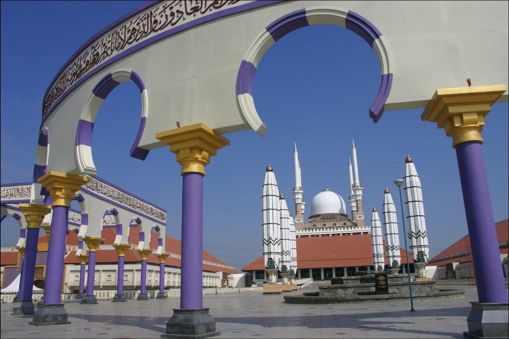 Veranda of the Grand Mosque of Central Java - Semarang