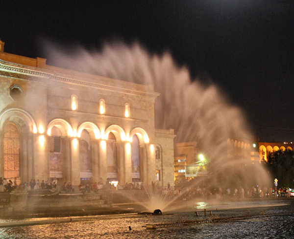 Singing Fountains at Republic Square - Yerevan