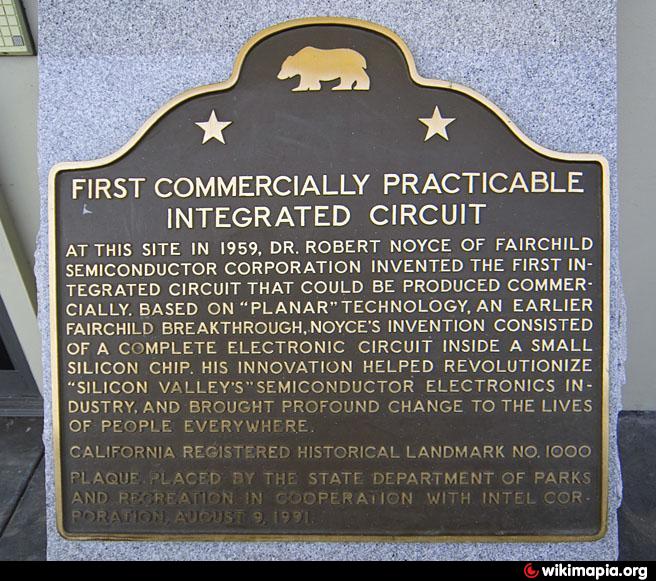 First Commercial Integrated Circuit - Palo Alto, California