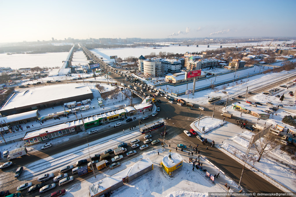 October Bridge (used to be called the Communal bridge) - Novosibirsk