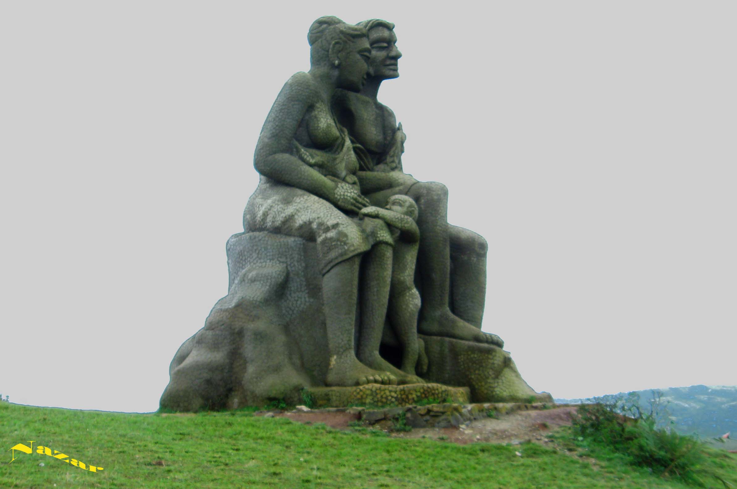 Statue of Kuruvan & Kuruthi