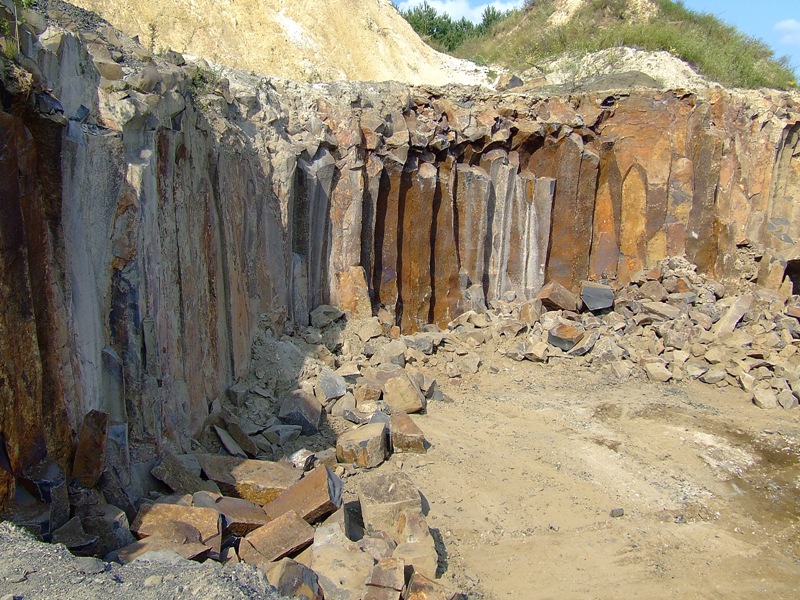 Basalt deposit