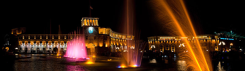 Singing Fountains at Republic Square - Yerevan
