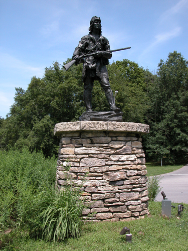 Daniel Boone Statue Louisville Jefferson County Kentucky