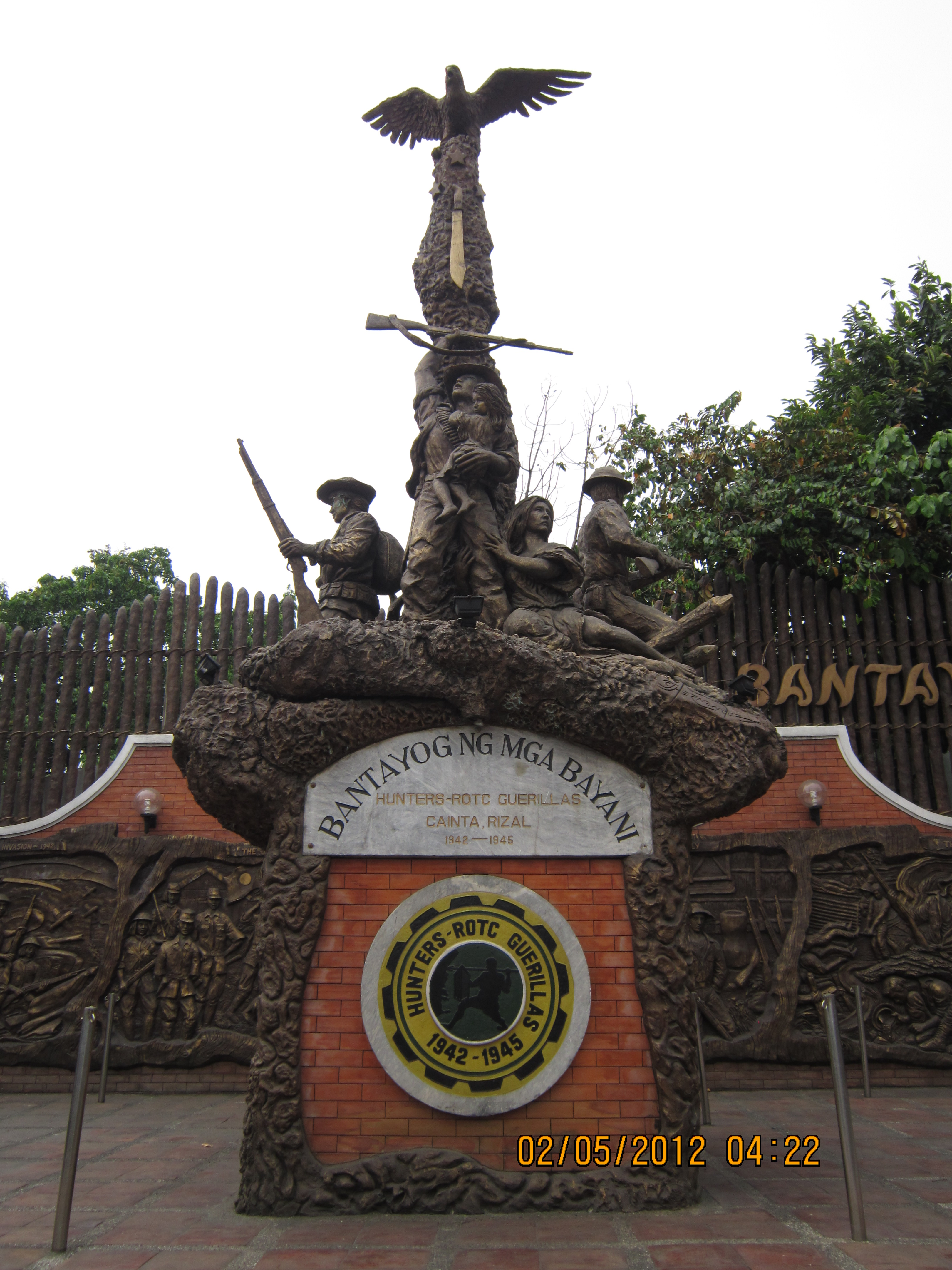 Hunters-ROTC Memorial - Cainta | statue, shrine