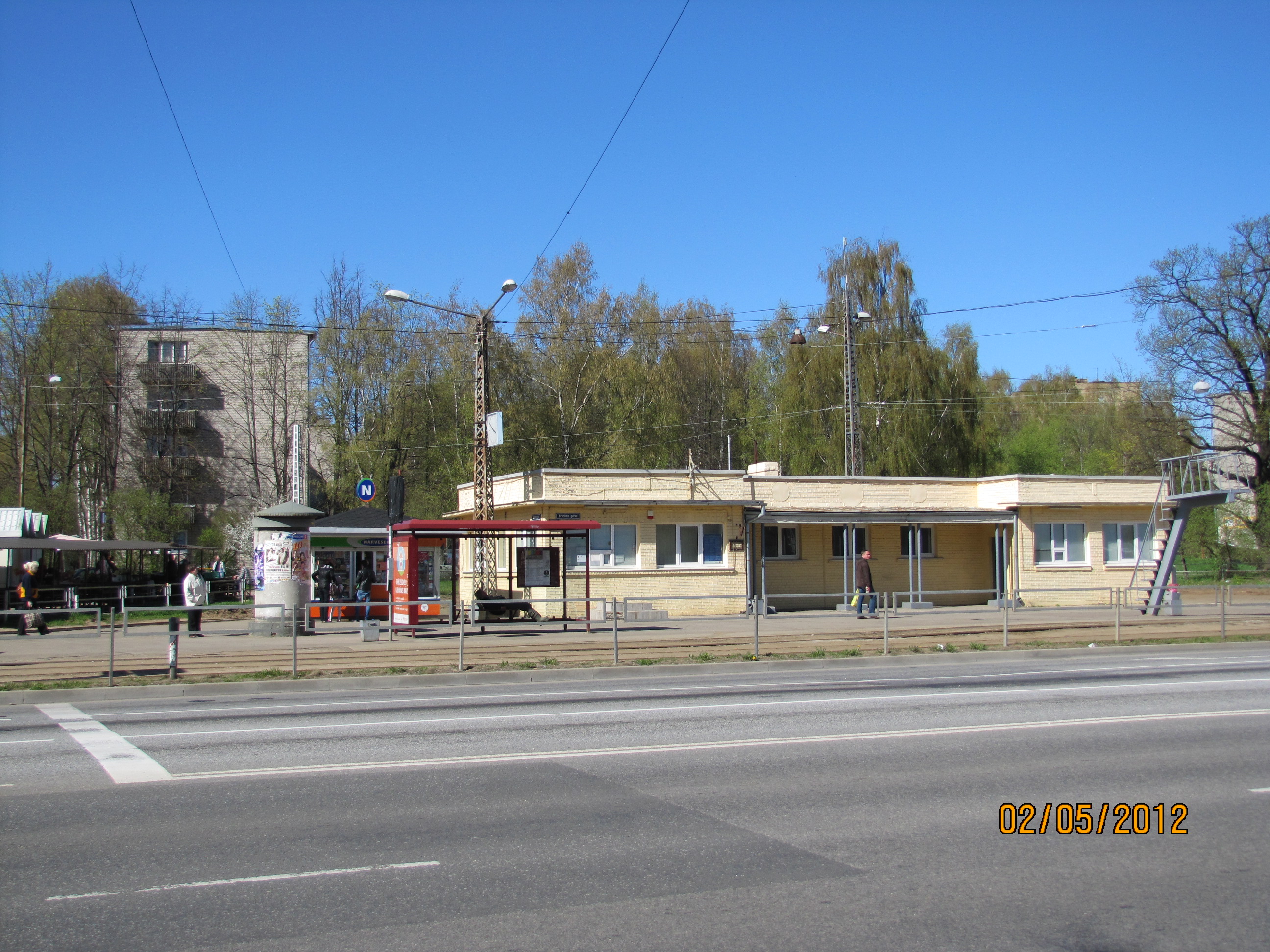 Tram line Nr 1 and Nr 3 end station "Jugla" - Riga
