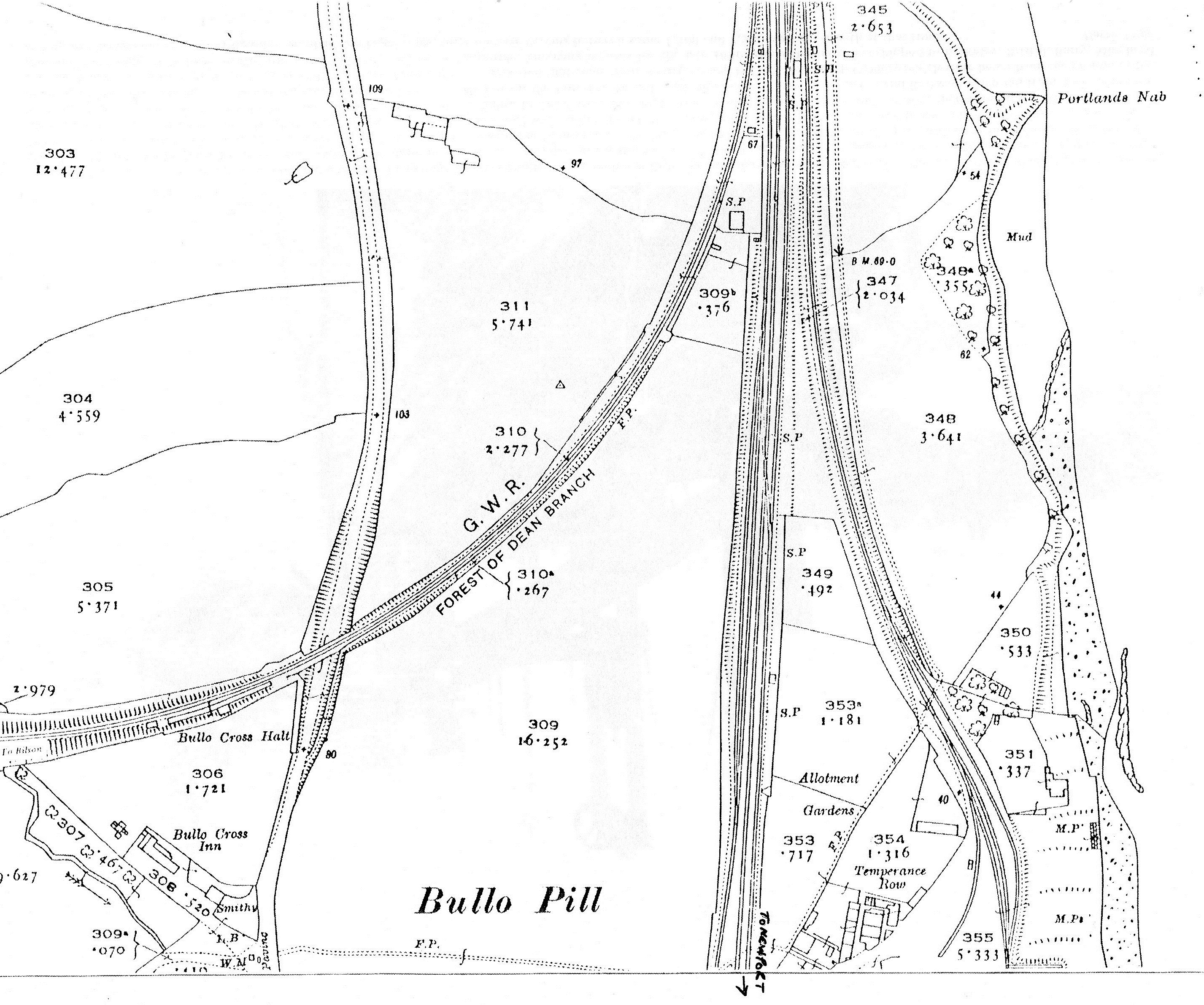 Former Bullo Pill Railway Junction