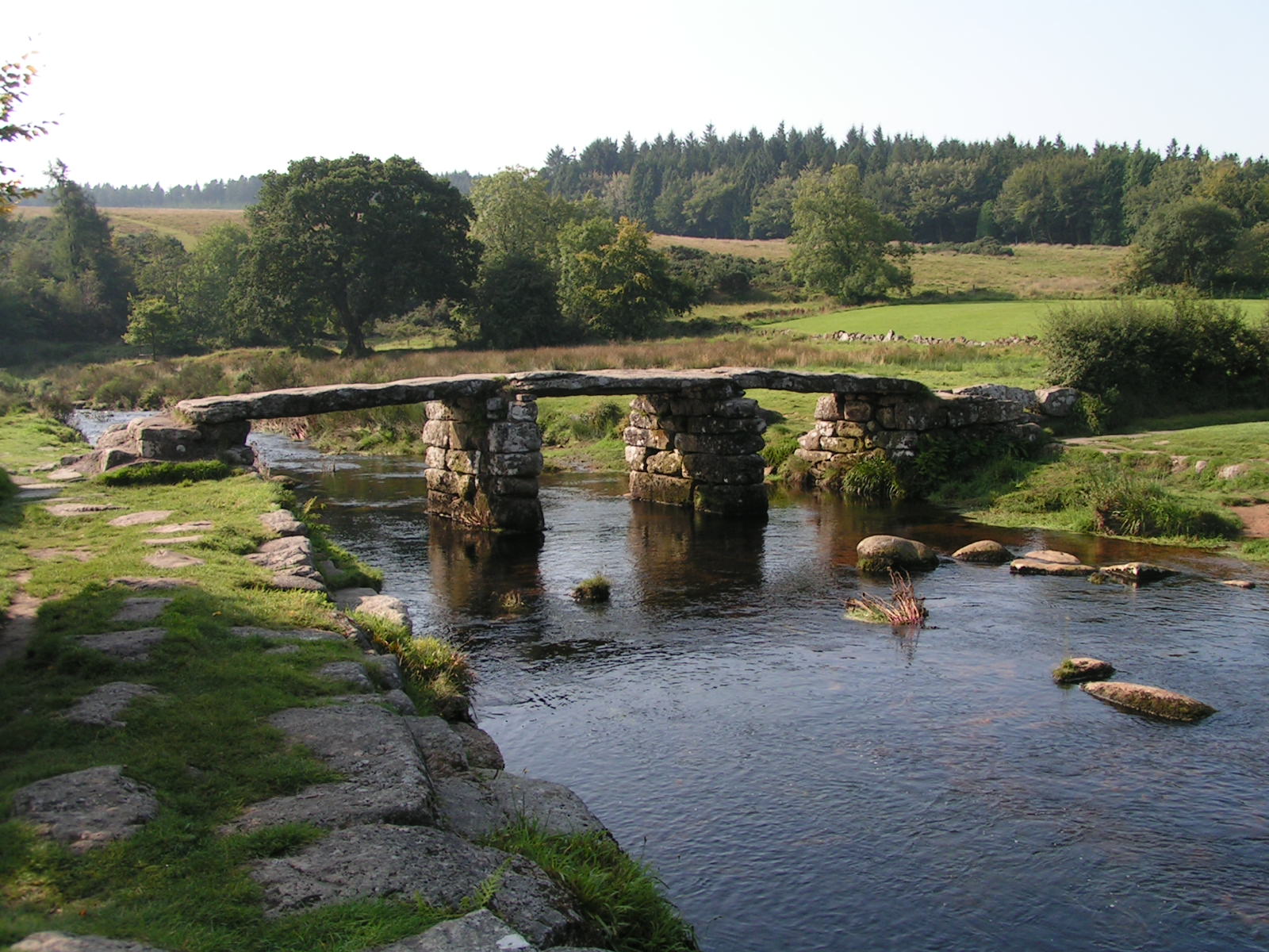 Postbridge Clapper Bridge - Postbridge