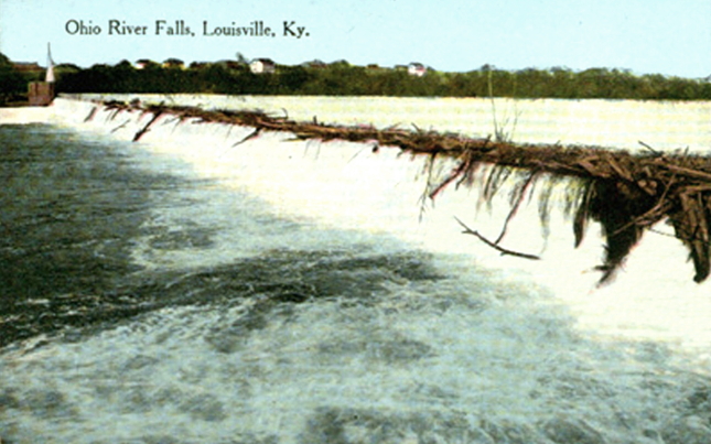 Movable Wicket Dam 1910 - Louisville-Jefferson County, Kentucky
