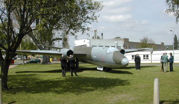 Preserved Canberra WJ821, Bassingbourn Barracks