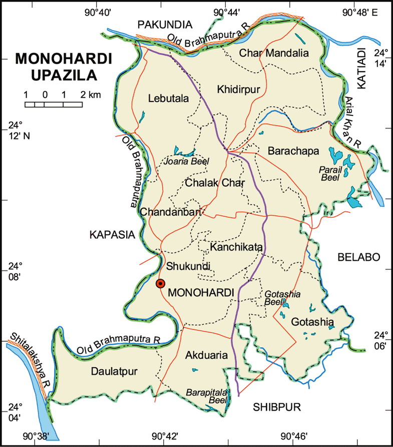 Monohordi Upazila HQ