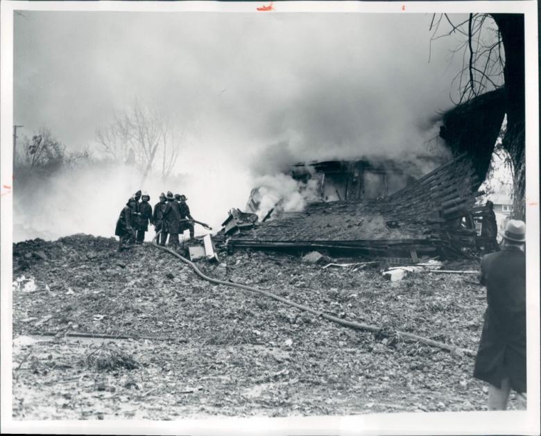 Crash Site RAF Vulcan 24 October 1958 - Detroit, Michigan