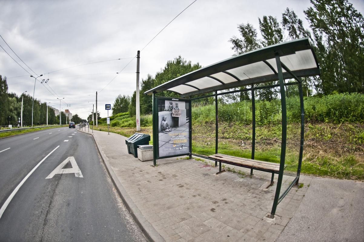 Bus stop "A. Saharova iela" - Riga