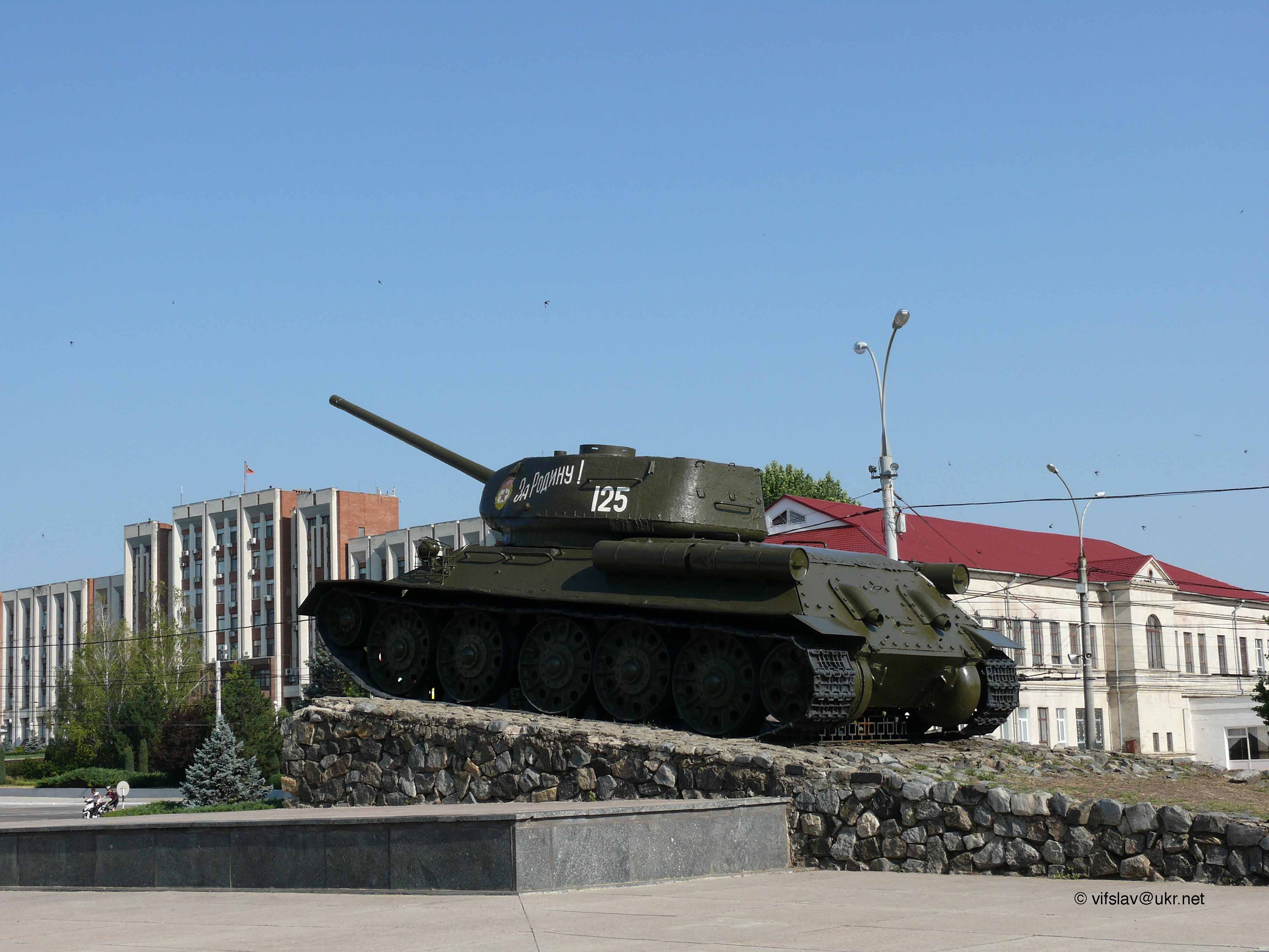 Tank T-34-85 - Tiraspol