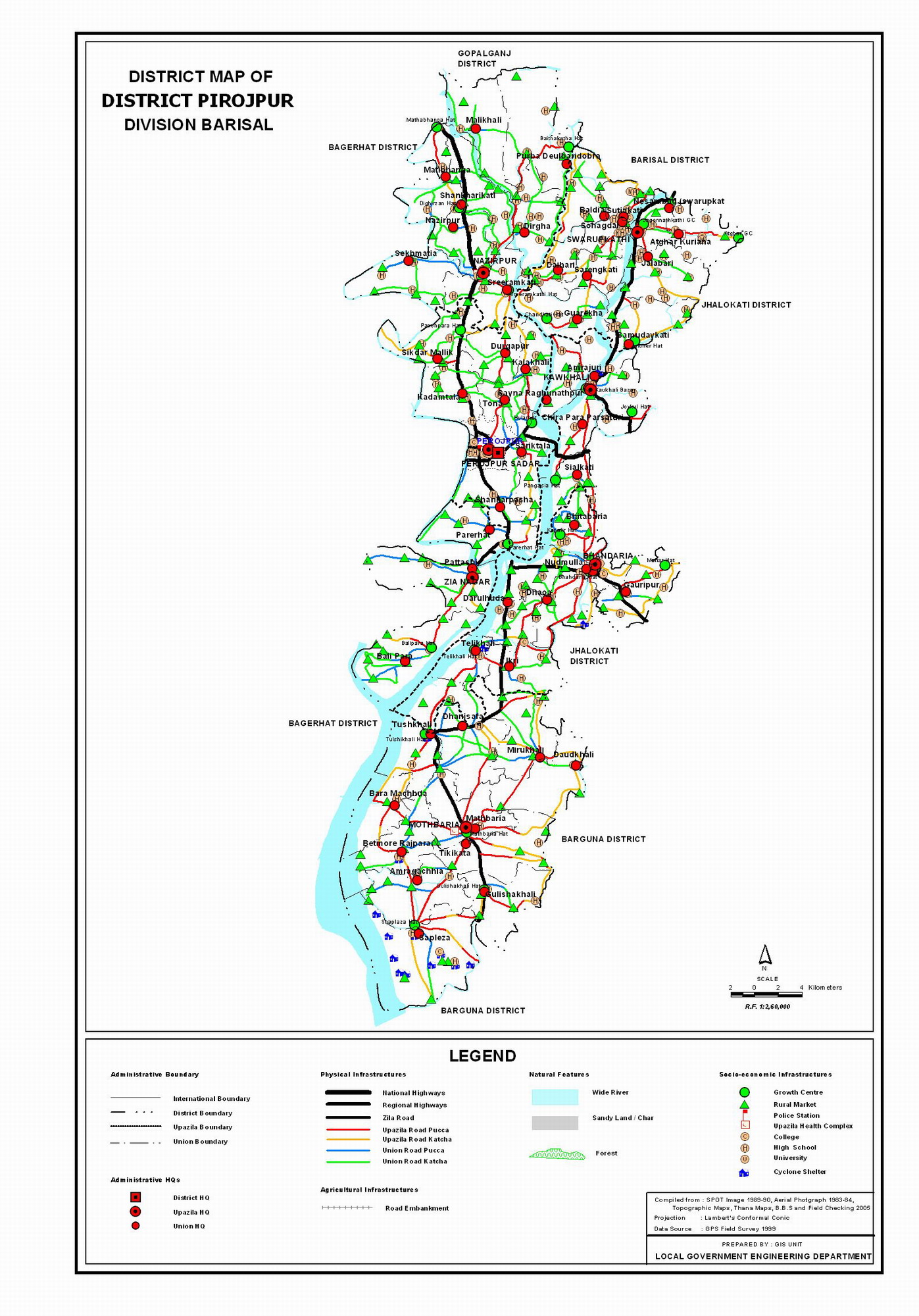 Pirojpur District Town
