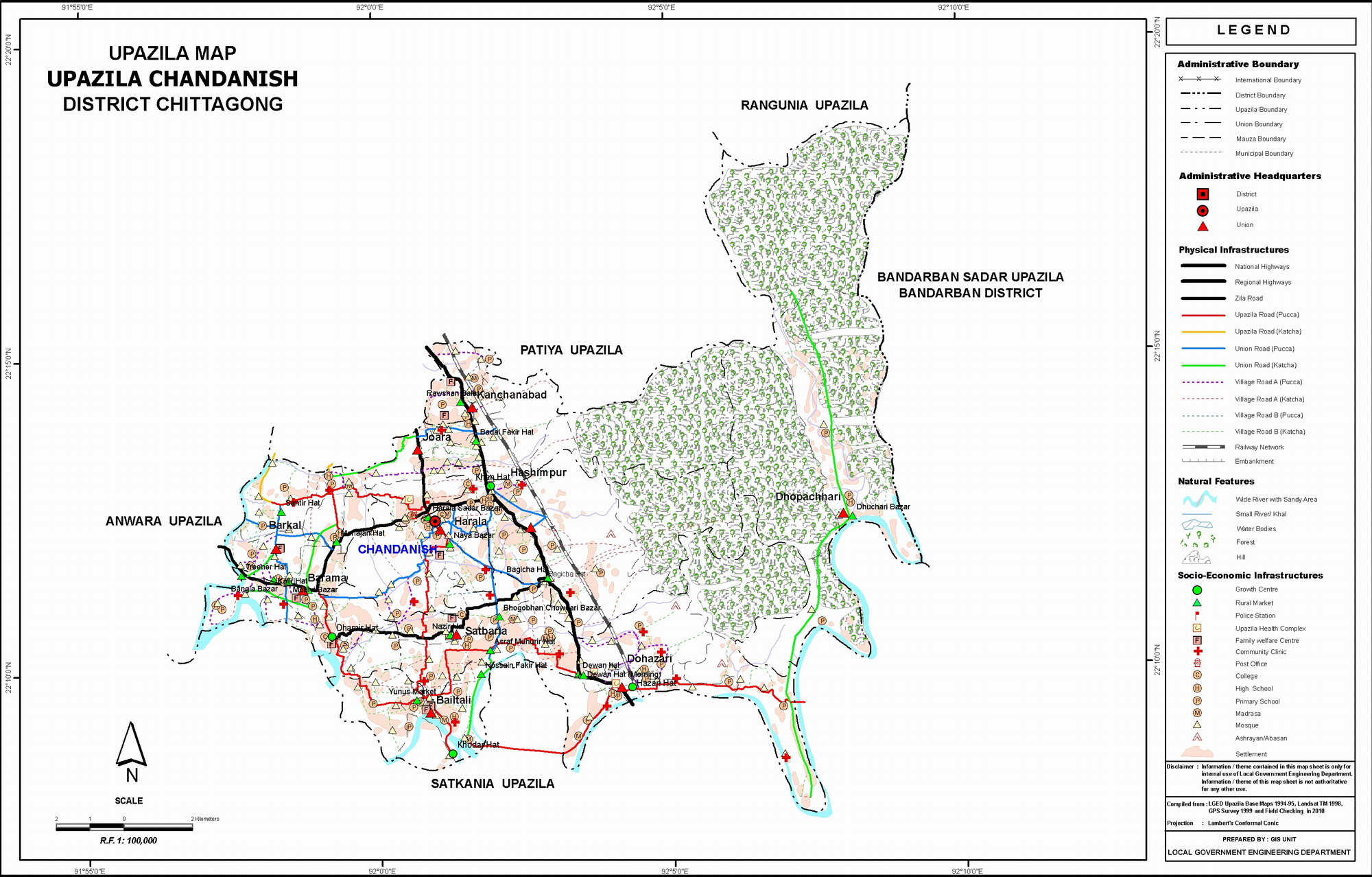 Chandanaish Upazila | subdistrict, fourth-level administrative division ...