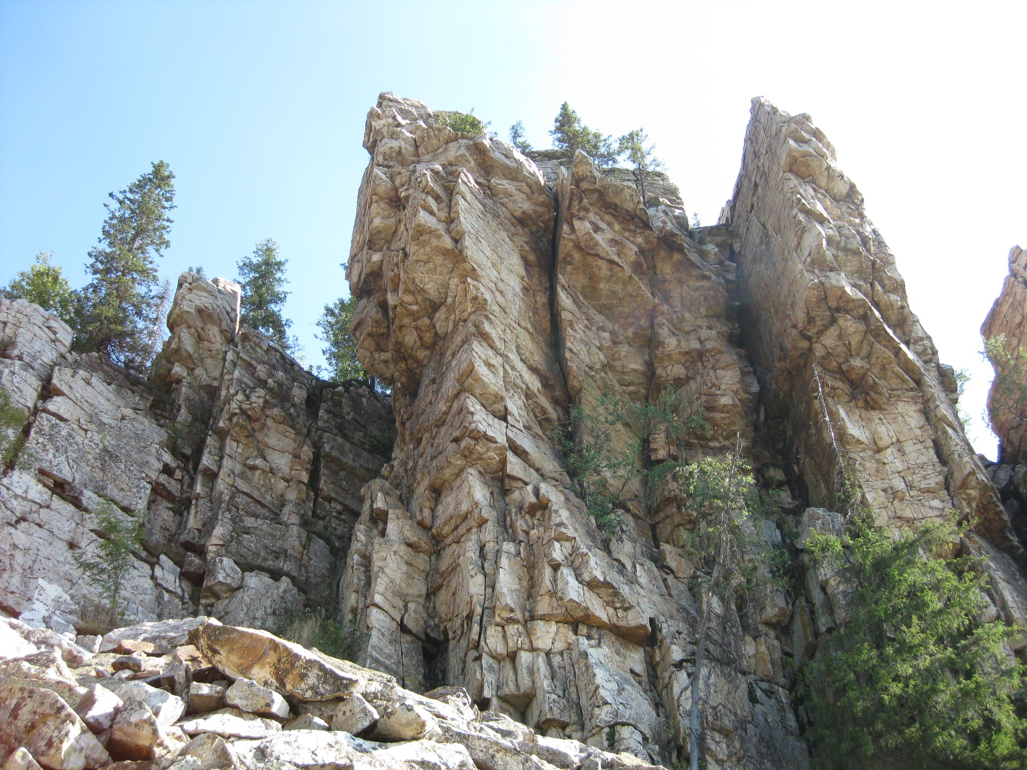 Quartzite rocks