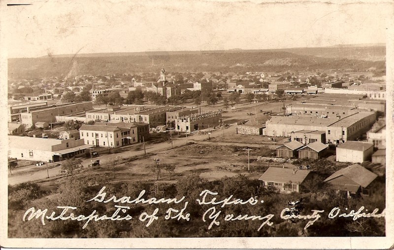 site of the old Young County Courthouse - Graham, Texas