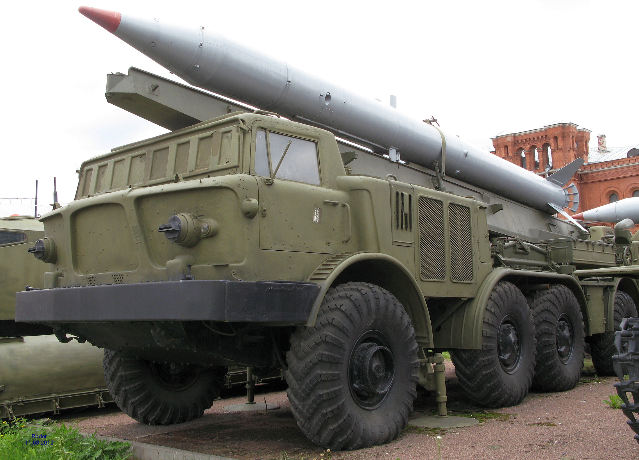 9K52 Luna-M (NATO: FROG-7B) Mobile SRBM Launcher - Saint Petersburg ...