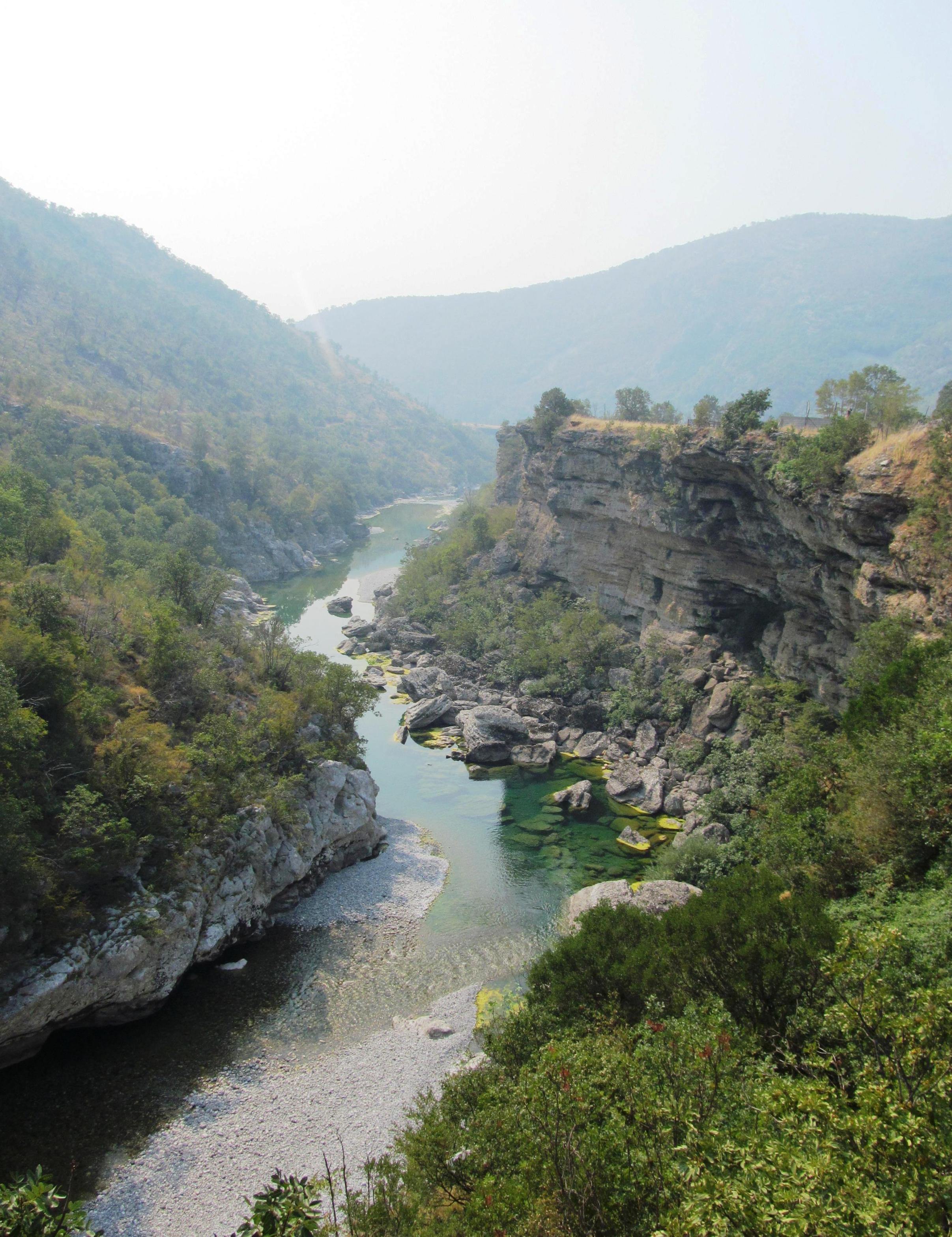 Canyon of Morača river