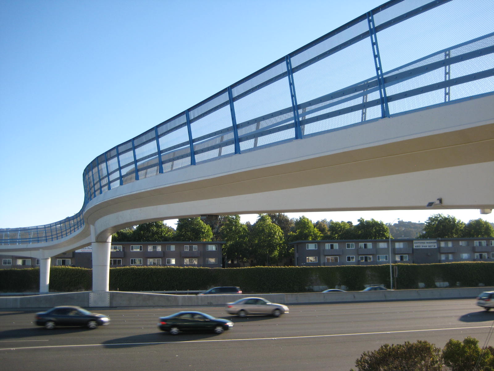 Pedestrian Overcrossing - San Mateo, California | pedestrian bridge