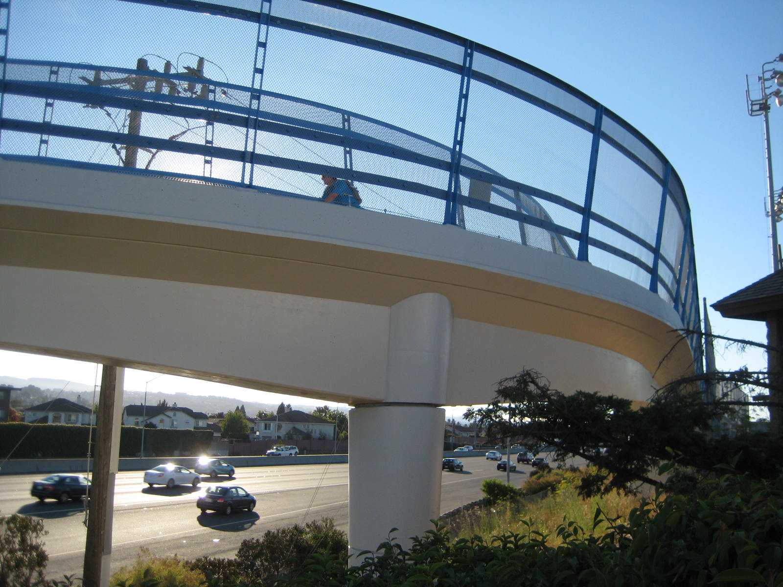 Pedestrian Overcrossing - San Mateo, California | pedestrian bridge