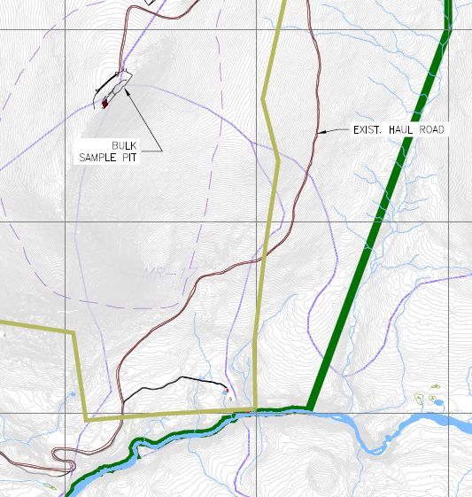 Depoosit 1 Initial Bulk Sample Pit
