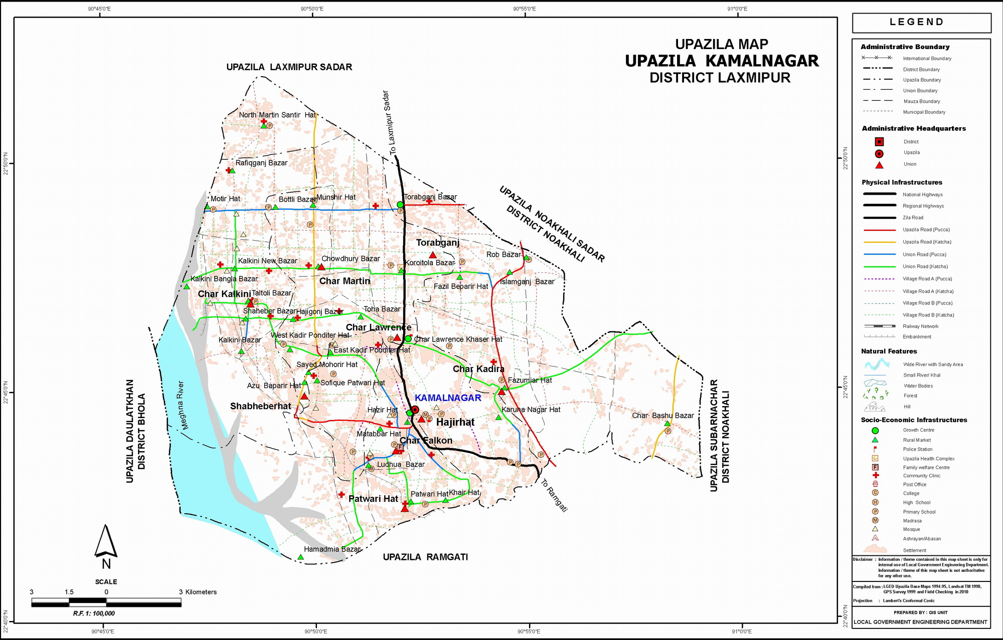 Kamalnagar Upazila HQ
