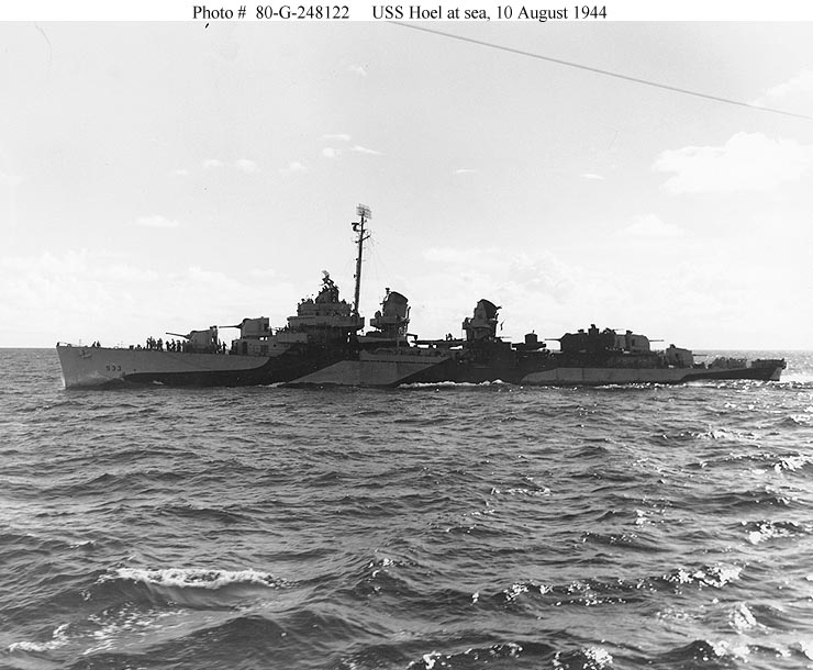 Wreck of USS Hoel (DD-533)
