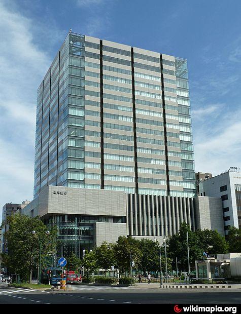Hokuyo odori center. Hokuyo bank headquaters. - Sapporo