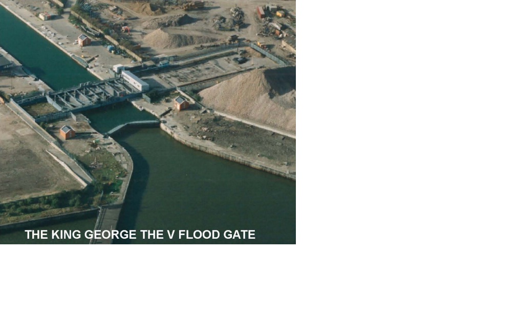 The King George V floodgate - London
