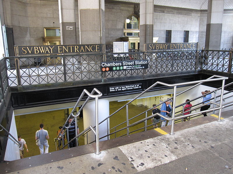 Chambers Street Subway Entrance (J,Z)