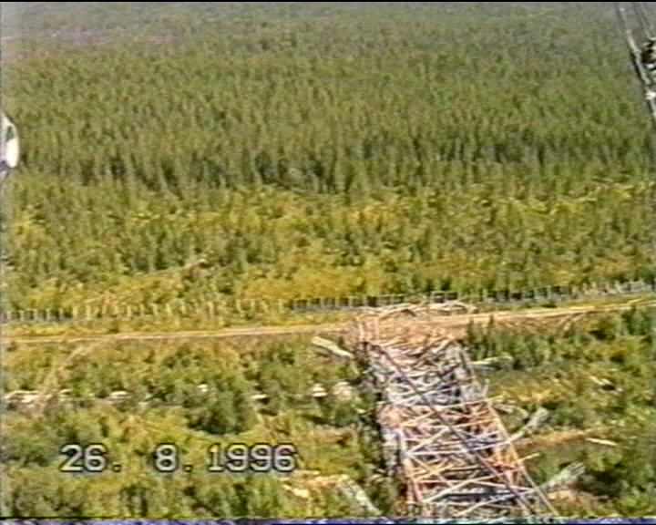 Reciever antenna array of the over-the-horizon radar (OTH) system Duga-3.