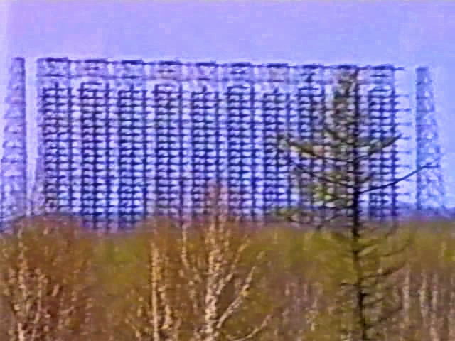 Reciever antenna array of the over-the-horizon radar (OTH) system Duga-3.