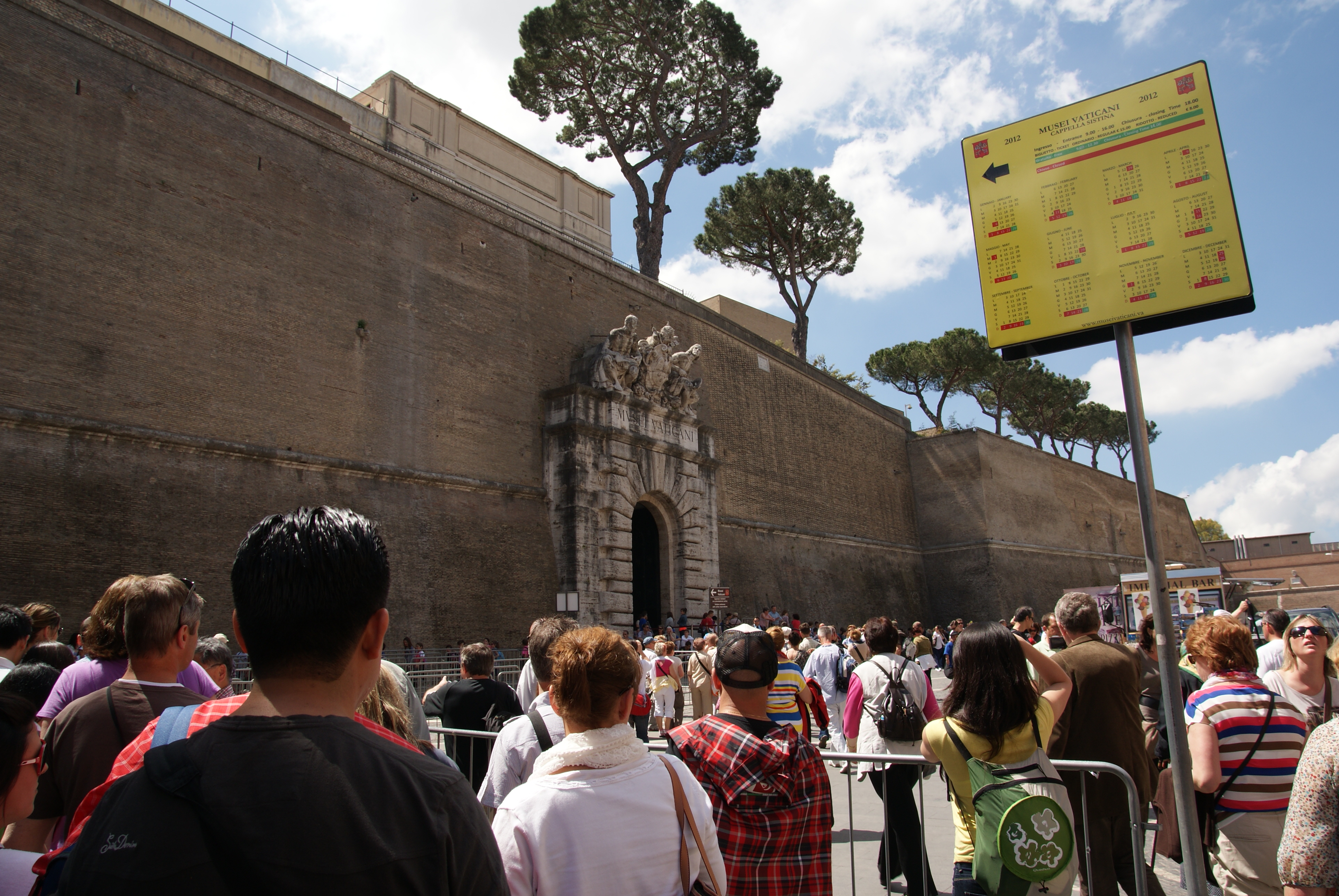 Entrance to Vatican Museum - Rome