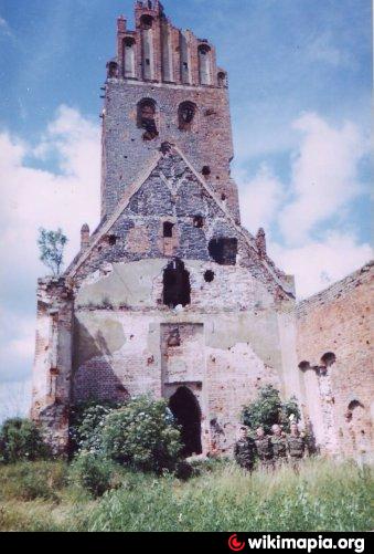 Kościół gotycki w Groß Engelau (Demjánowka)