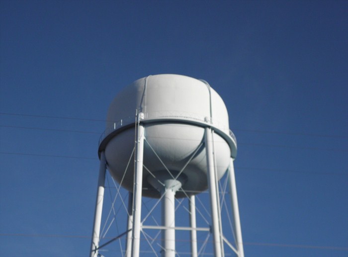 Plain White Deming Water Tower - Deming, New Mexico