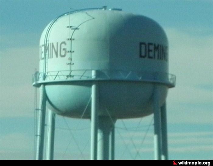 Blue Deming Water Tower - Deming, New Mexico
