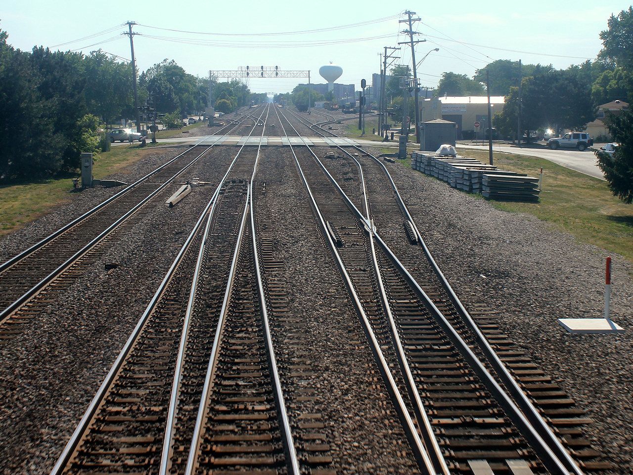 BNSF (CBQ) CONGRESS PARK Interlocking - Brookfield, Illinois