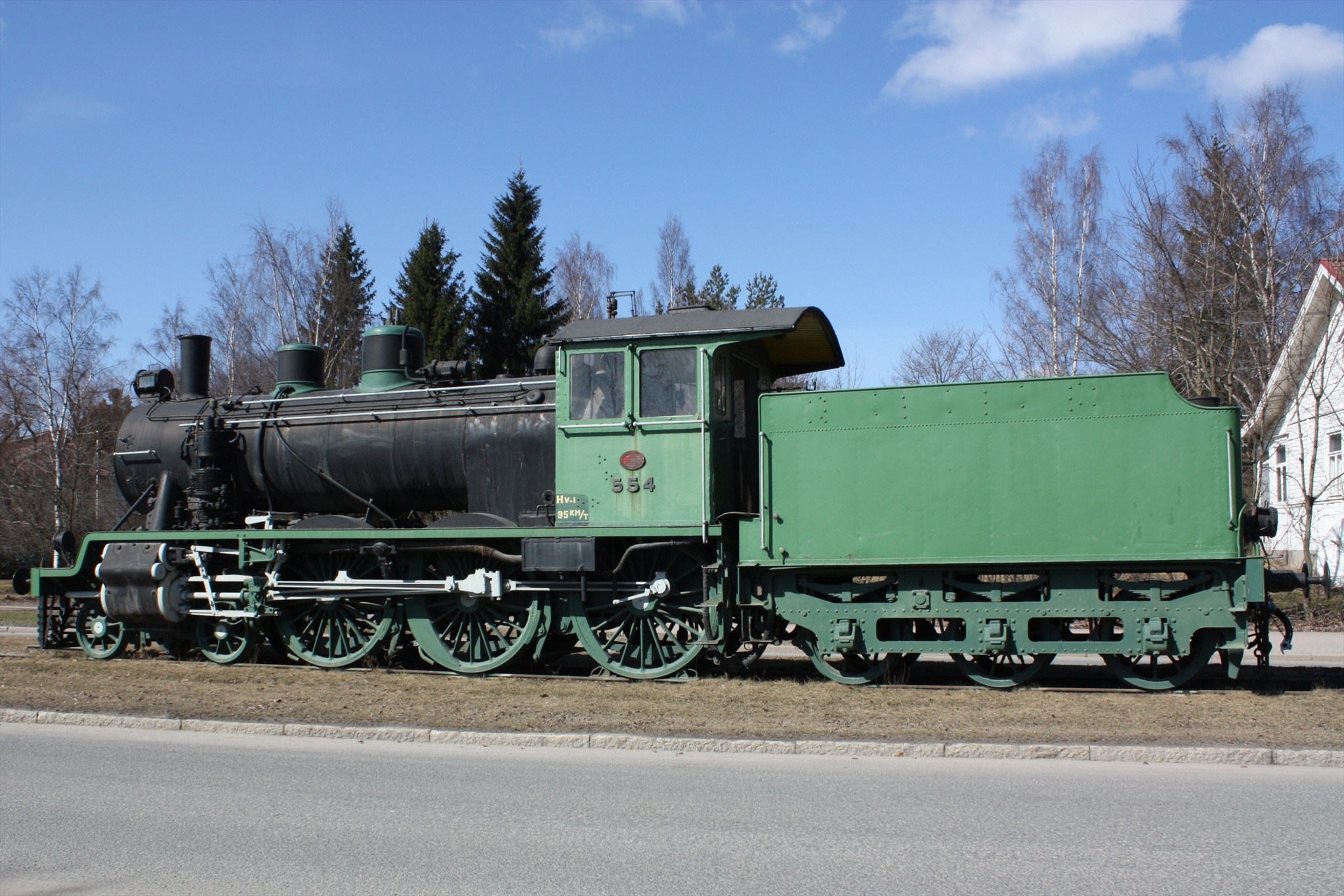 VR Class Hv1 steam locomotive no.554 'Heikki' - Riihimäki (Town)