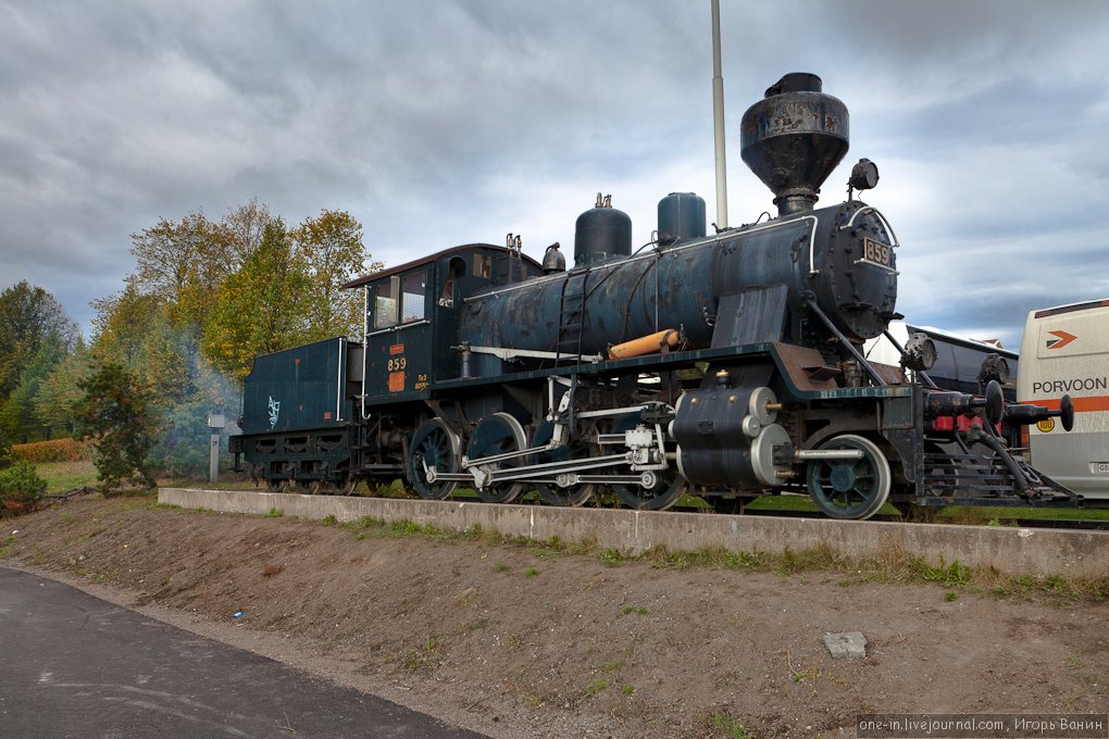 Steam locomotive Tk3 859, "Pikku-Jumbo" - Kouvola