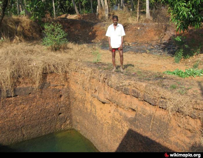 A quarried rectangular well or cistern.