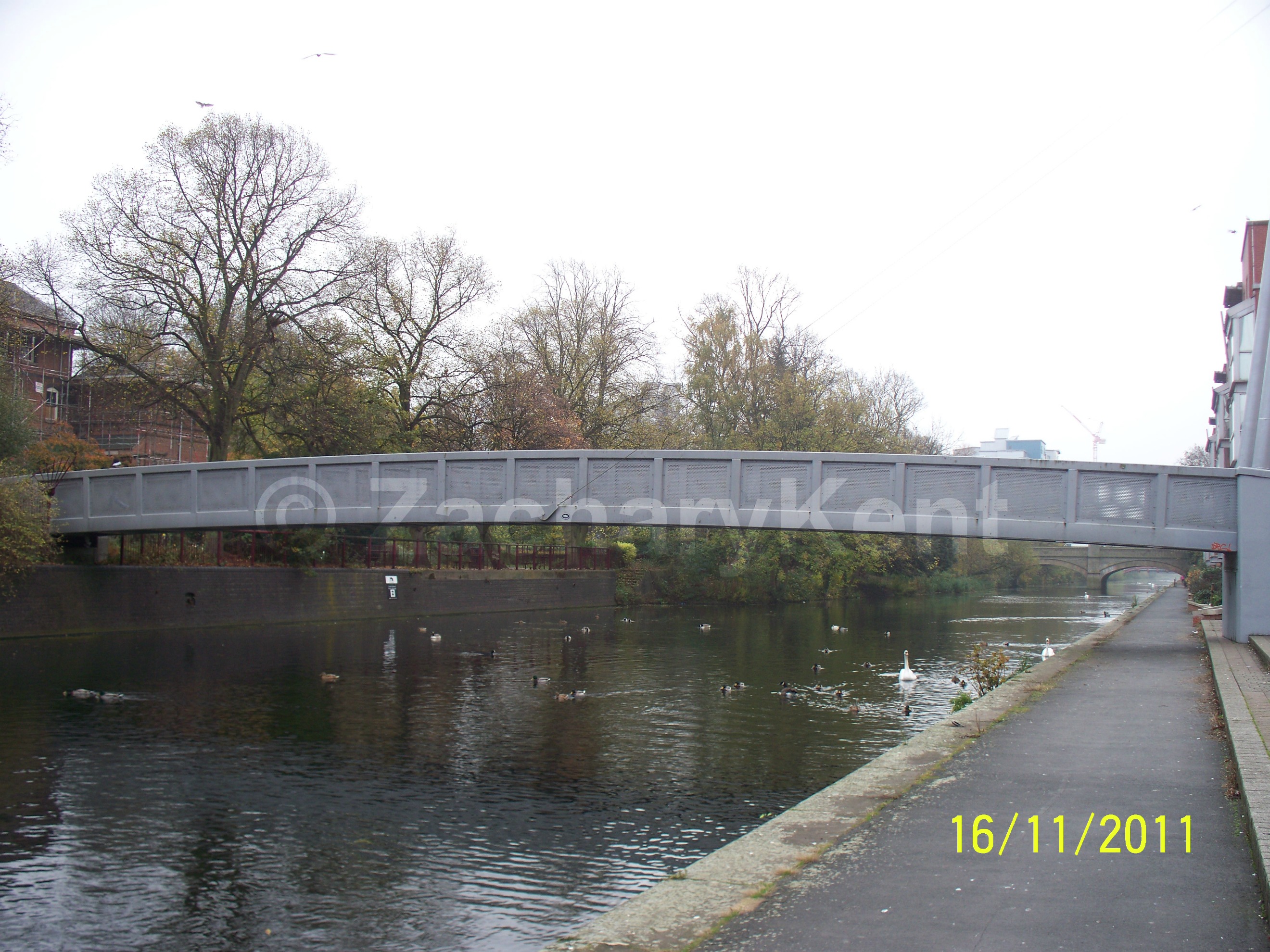 Castle Gardens Footbridge 1A, River Soar (Grand Union Canal) - Leicester